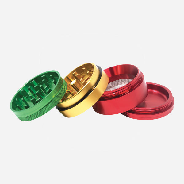 RAW x Hammercraft 4-piece Grinder Rasta Small – Natural Selection Leeds