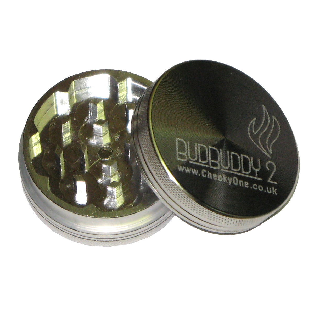Bud Buddy 50mm 2 Piece Grinder – Natural Selection Leeds