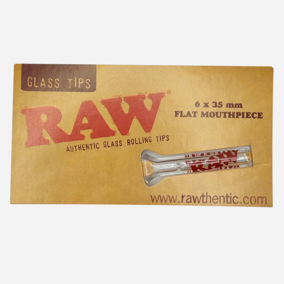 RAW Slim Glass Tip (Flat or Round) – Natural Selection Leeds