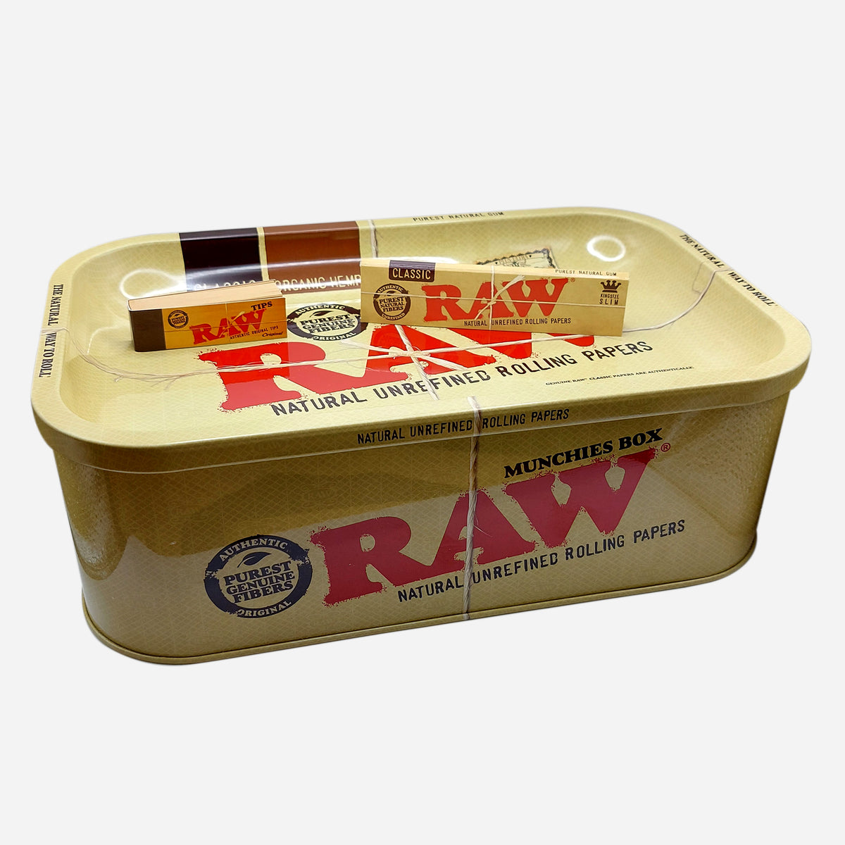 RAW Munchies Metal Rolling Box & Tray – Natural Selection Leeds